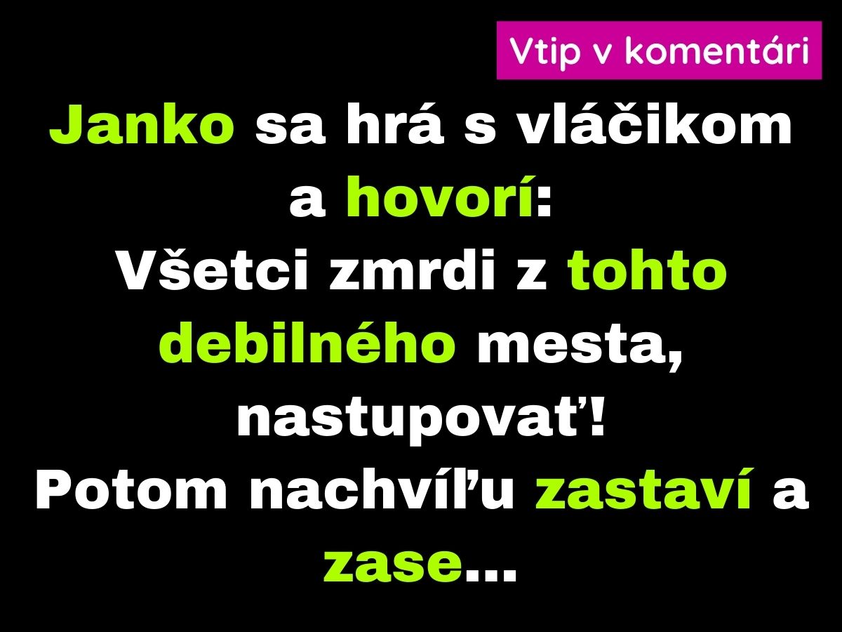 Mamička vyhreší Janka za jeho vulgárne rozprávanie (Vtip) | Čumil